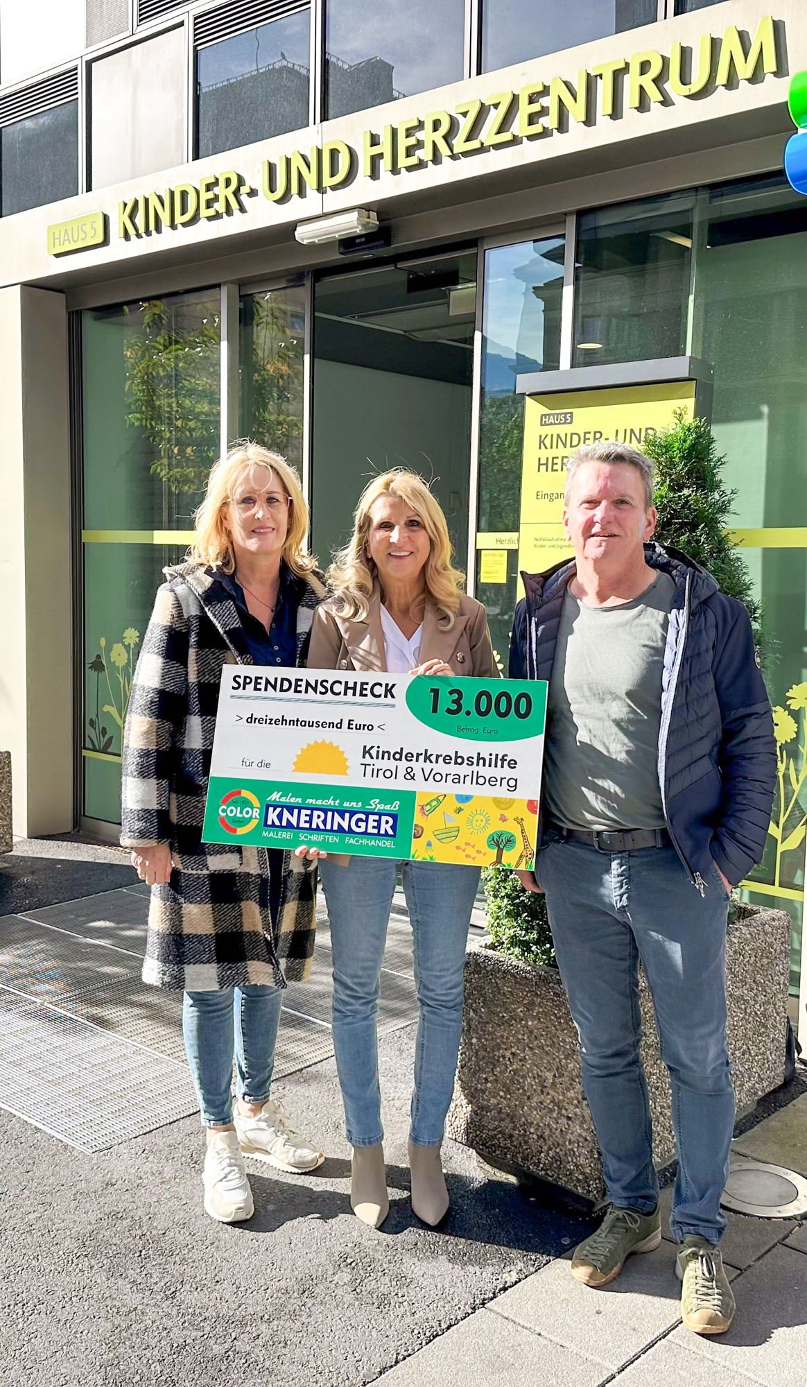 100 Jahre Color Kneringer - Kinderkrebshilfe für Tirol & Vorarlberg